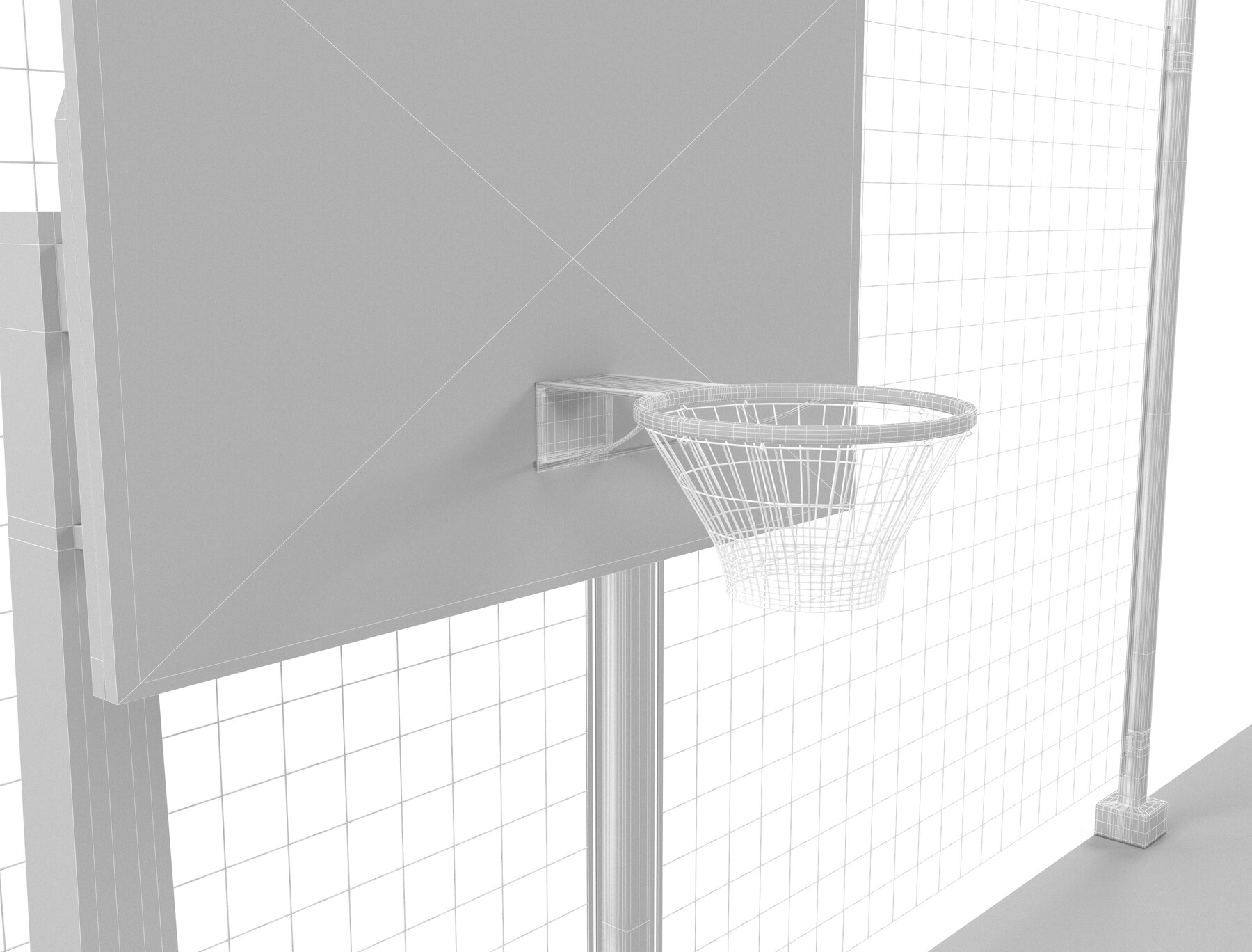 ArtStation - Basketball court | Game Assets