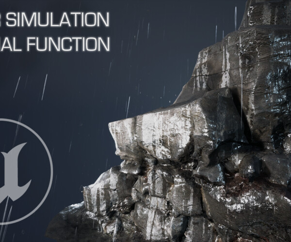 ArtStation - Unreal 5 - Water Flow Simulation Material | Game Assets