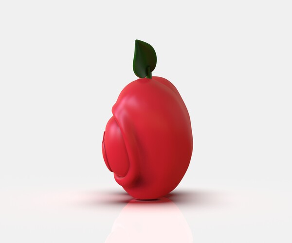 ArtStation - Stylized Little Apple Figurine | Resources