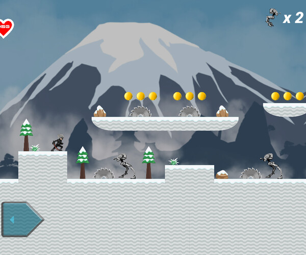 ArtStation - 2D Platformer Endless Sidescroller Template Unity Source ...