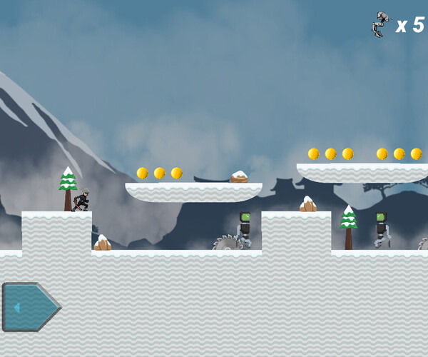 ArtStation - 2D Platformer Endless Sidescroller Template Unity Source ...