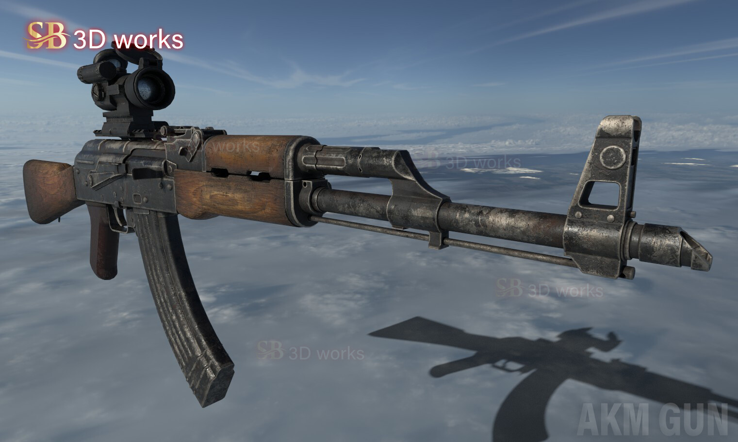ArtStation - AKM Gun | Game Assets