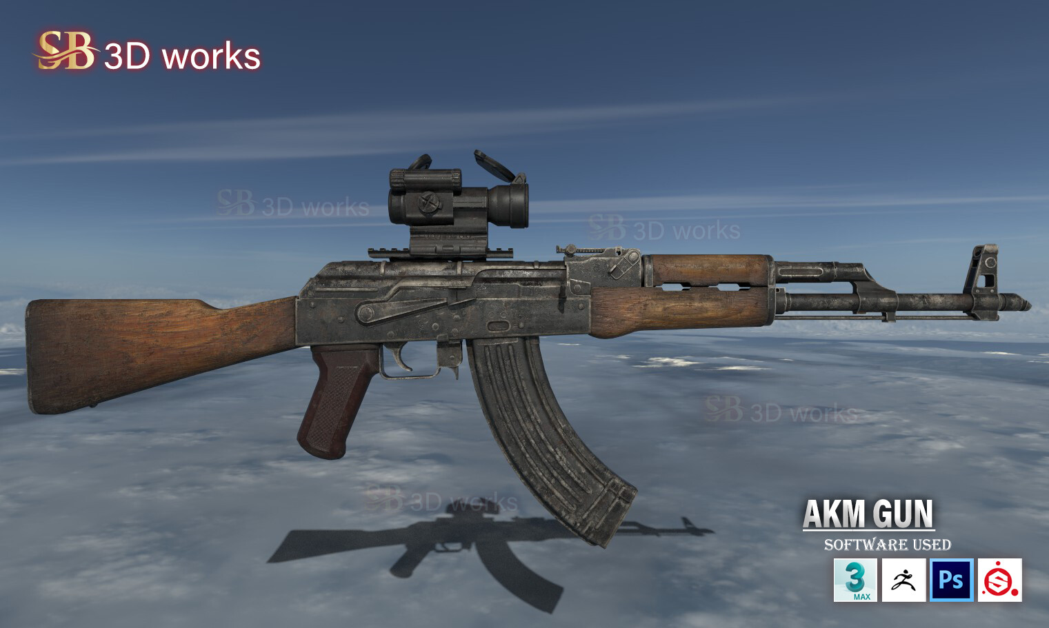 ArtStation - AKM Gun | Game Assets