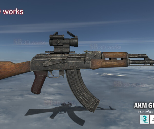 ArtStation - AKM Gun | Game Assets