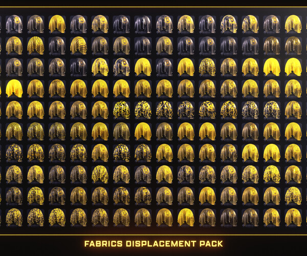 ArtStation - 200 Fabrics Ai Displacement Map Pack | Resources
