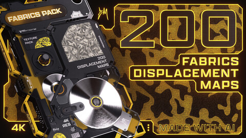 ArtStation - 200 Sci Fi Ai Displacement Map Pack | Resources