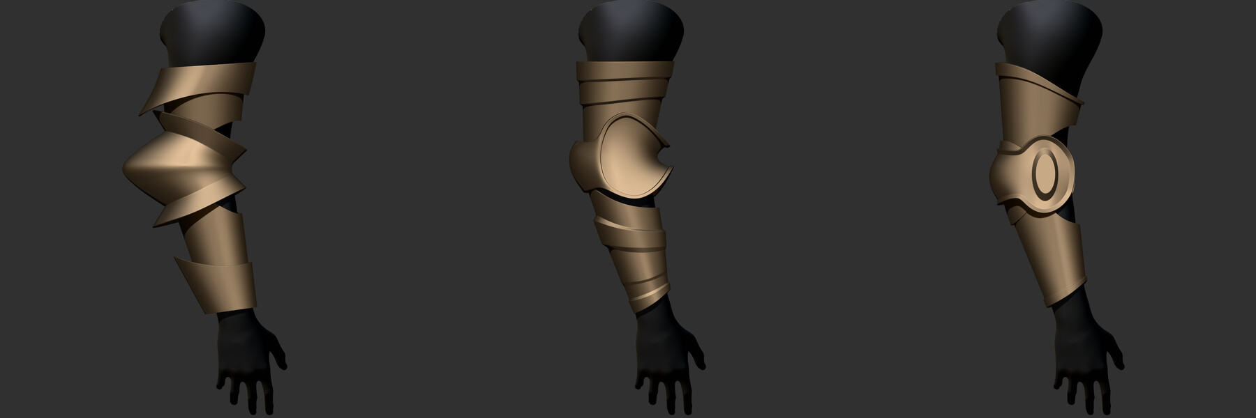 ArtStation - Vambrace Highpoly and Lowpoly (With UVs) Vol 2 | Resources