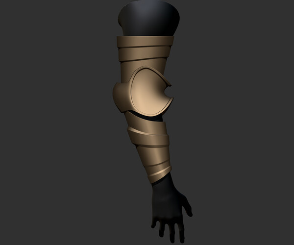 ArtStation - Vambrace Highpoly and Lowpoly (With UVs) Vol 2 | Resources