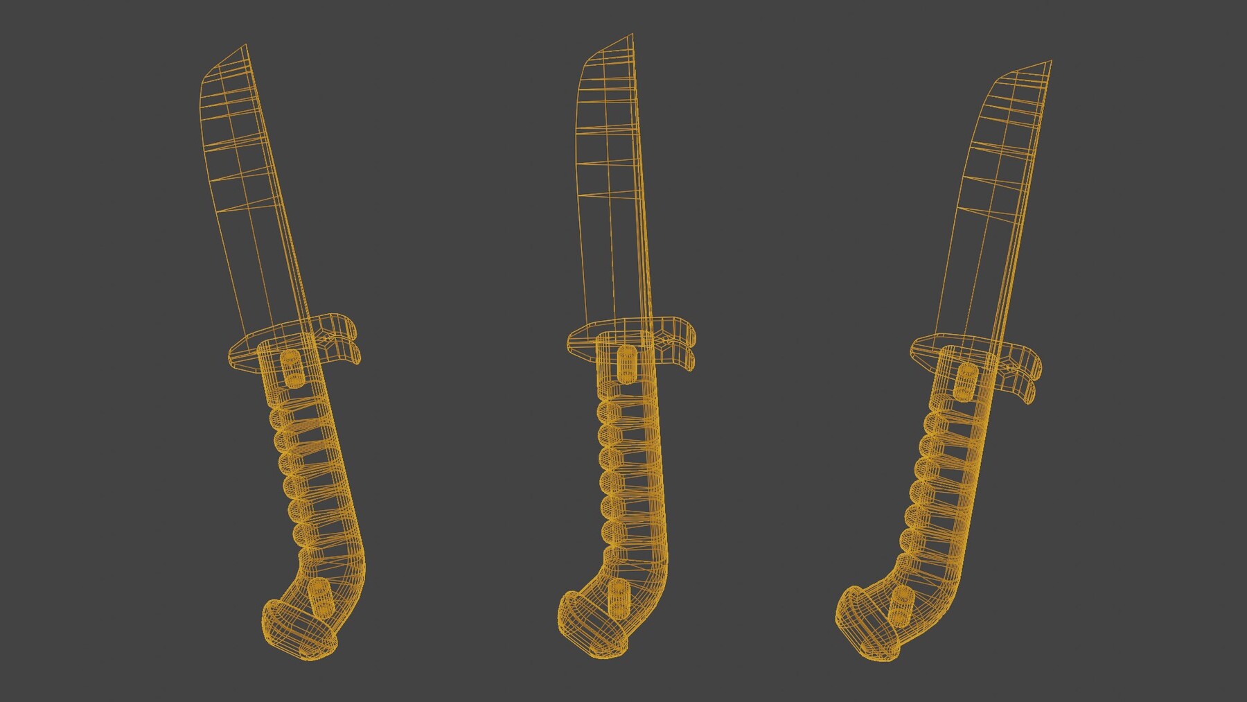 ArtStation - Dagger 3D Model Set | Game Assets