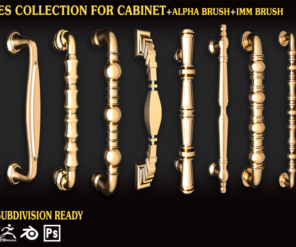 ArtStation - Handles_Collection_For_Cabinet_Vol_02 | Resources