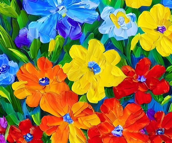 ArtStation - Colorful Flowers 2 | Artworks