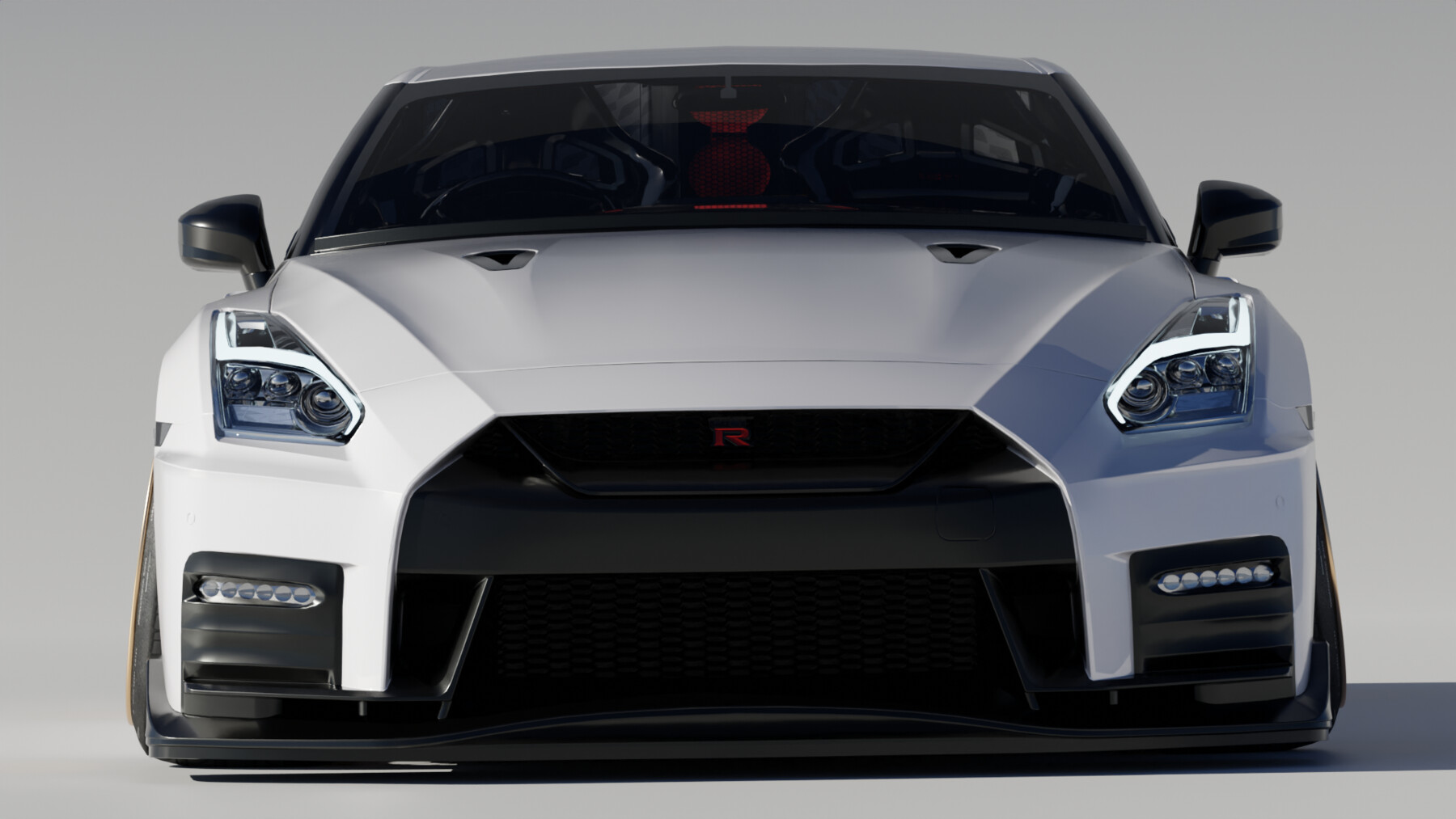 ArtStation - Nissan GT-R R35 JDM Style HIGHPOLY CUSTOM DESIGN 3D model ...