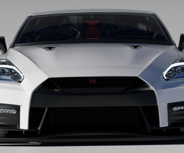 ArtStation - Nissan GT-R R35 JDM Style HIGHPOLY CUSTOM DESIGN 3D model ...