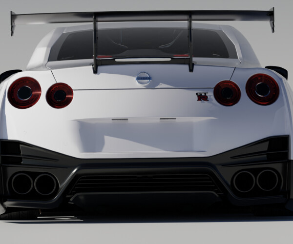 ArtStation - Nissan GT-R R35 JDM Style HIGHPOLY CUSTOM DESIGN 3D model ...