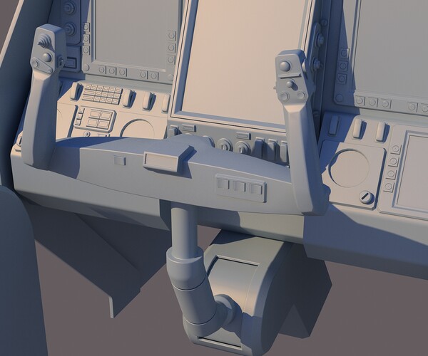 ArtStation - Aircraft cockpit control panel - EFIS | Resources