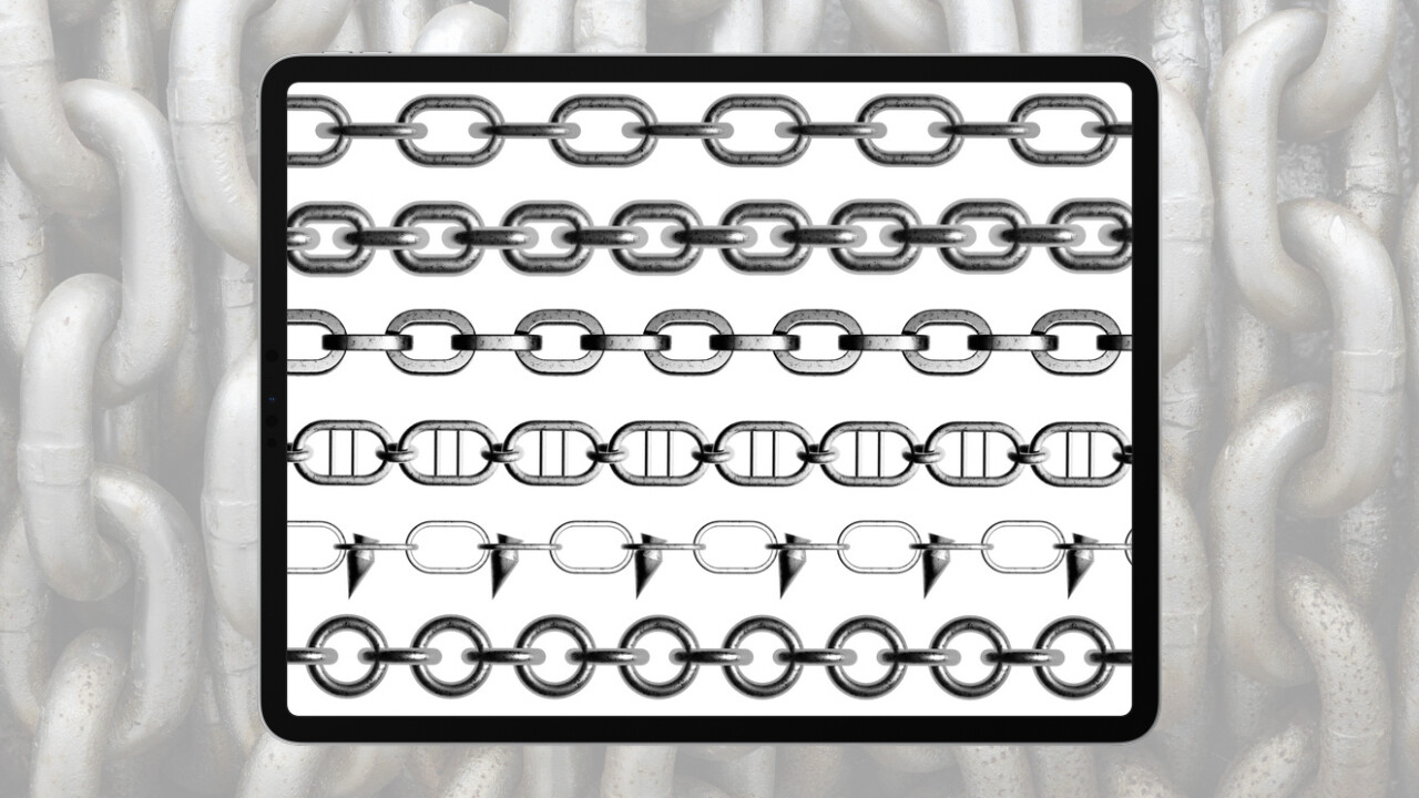 ArtStation - Chain Brush Set For Procreate | Brushes