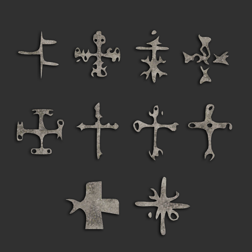 ArtStation - 110 Runes Alpha 8K Vol 1 | Brushes