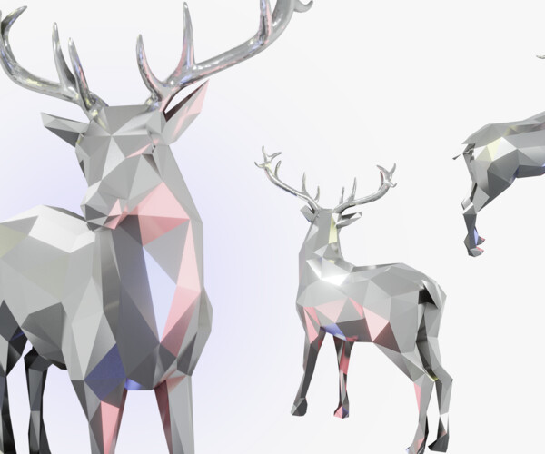 ArtStation - Reindeer 3D print model | Resources