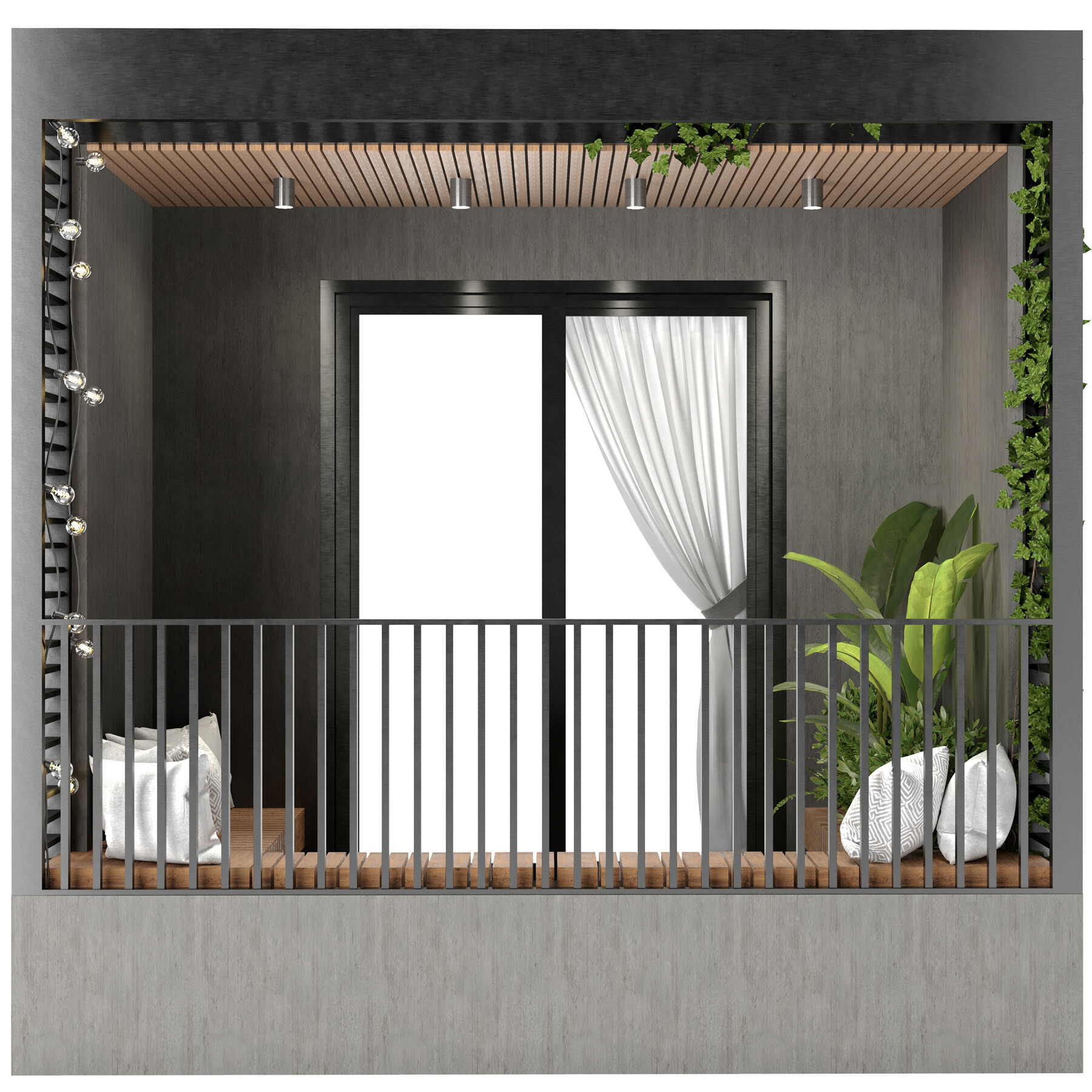 ArtStation - Apartment Modern Balcony 02 | Resources