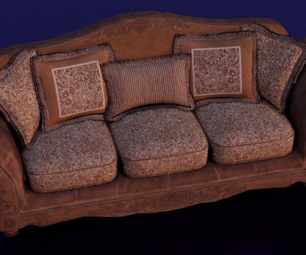 ArtStation - SOFA LOW POLY GAME READY | Game Assets