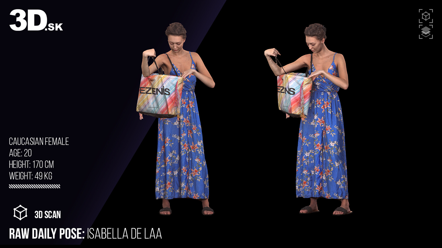 ArtStation - Raw Daily Pose | Isabella De Laa Dressed Bag | Resources
