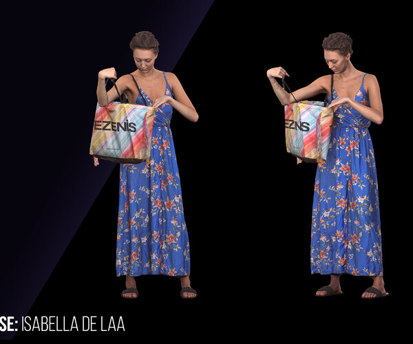 Artstation Raw Daily Pose Isabella De Laa Dressed Bag Resources