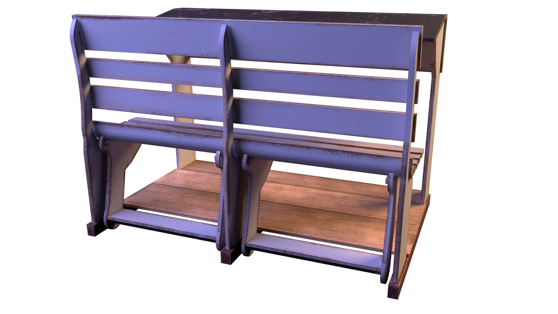 ArtStation - Early 20th Century Bench 1920s | Resources