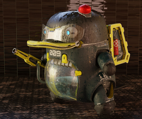 ArtStation - Robo Agent P | Game Assets