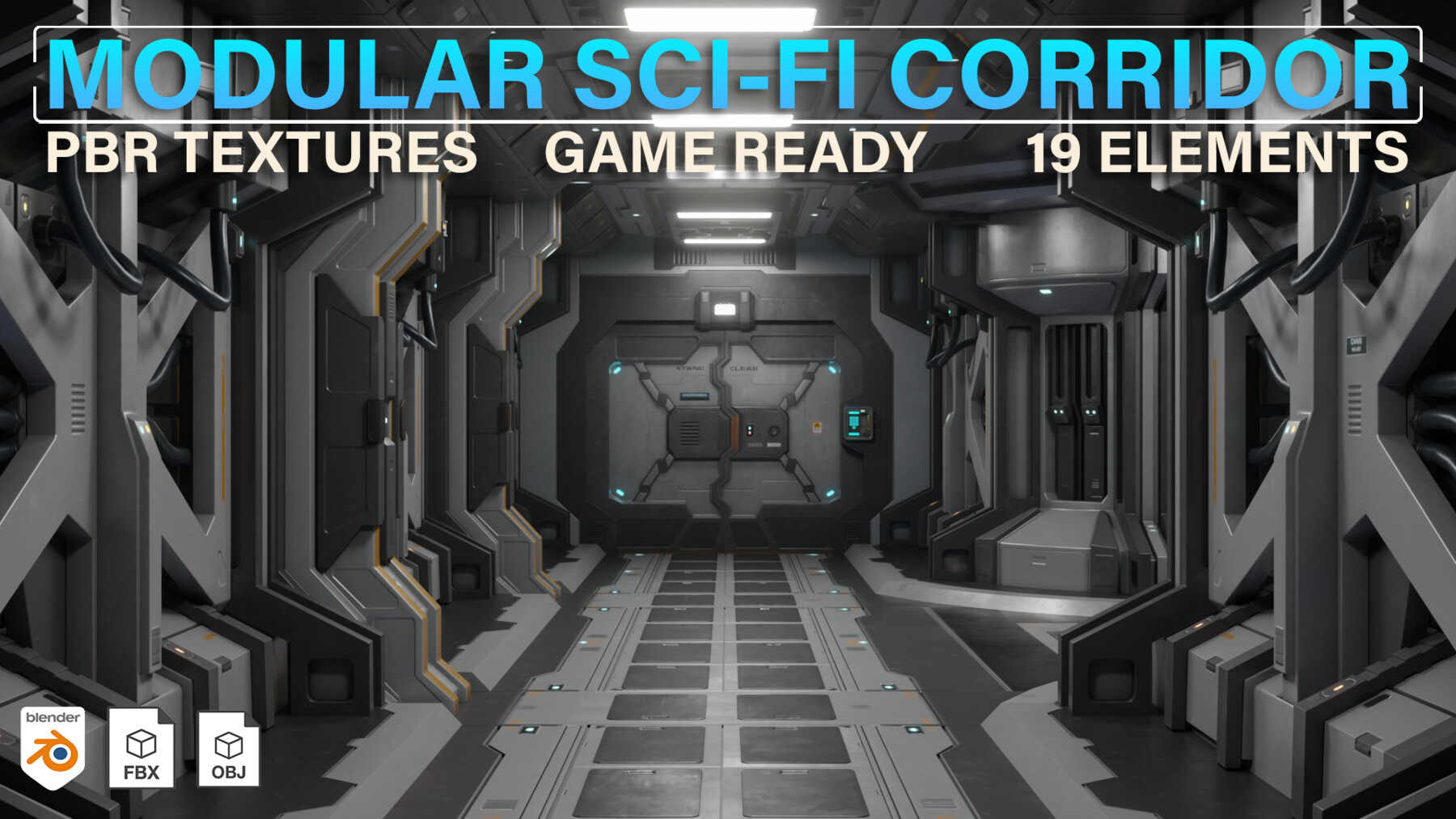 ArtStation - Modular Sci-Fi Corridor | Game Assets
