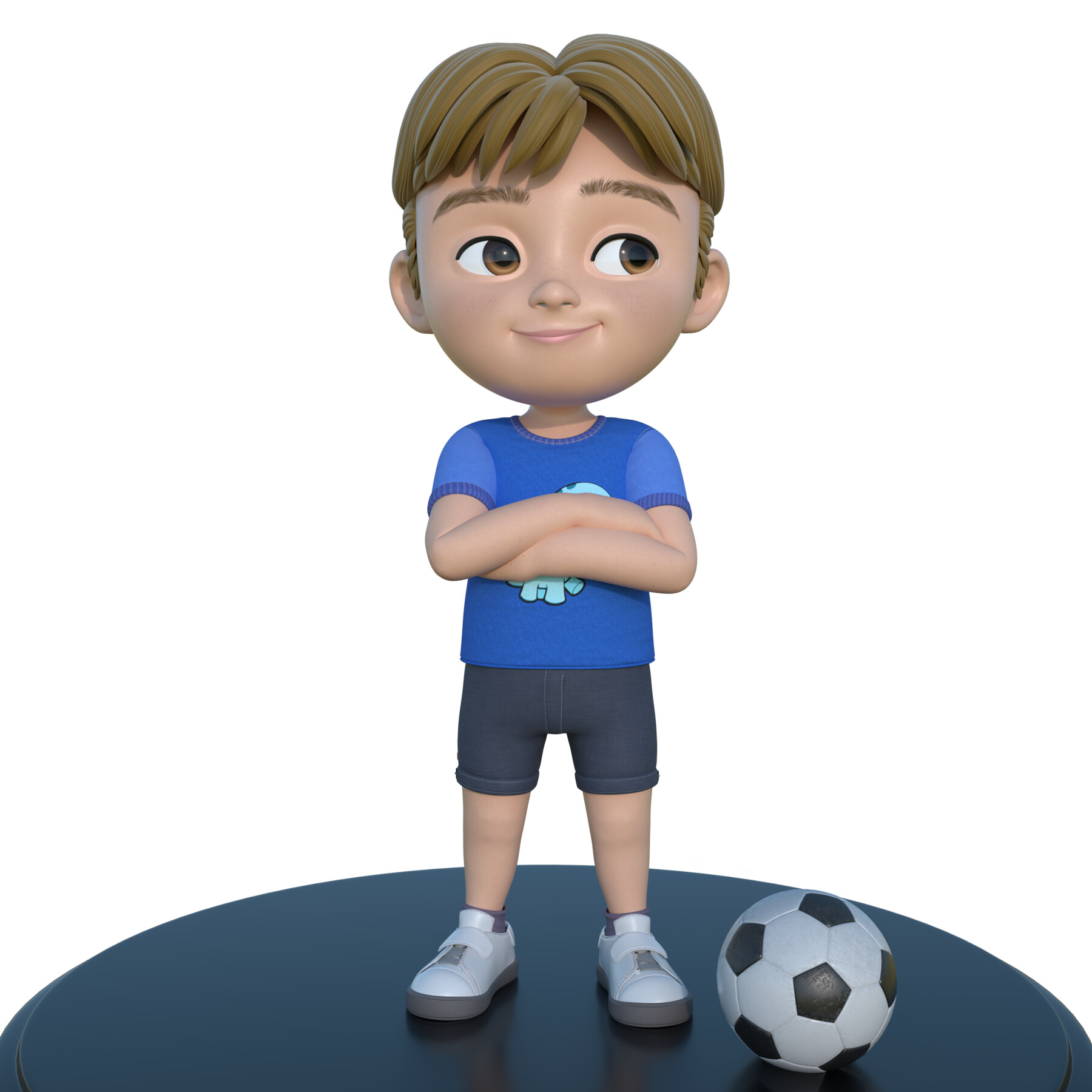 ArtStation - Julian cartoon character rigged | Game Assets