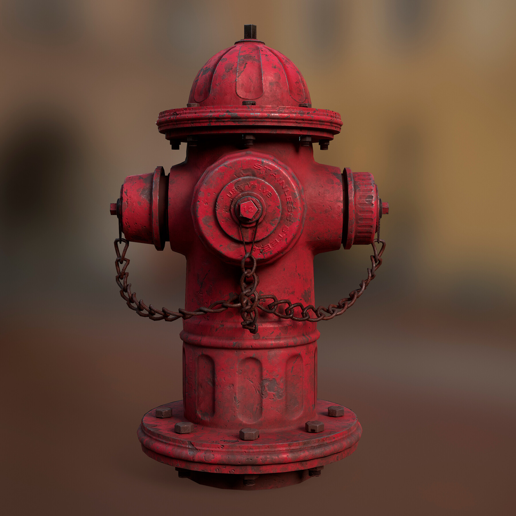 ArtStation - Fire Hydrant - PBR textures, Low Poly, Game Ready | Game Assets