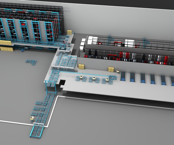ArtStation - Warehouse storage 3D model | Game Assets