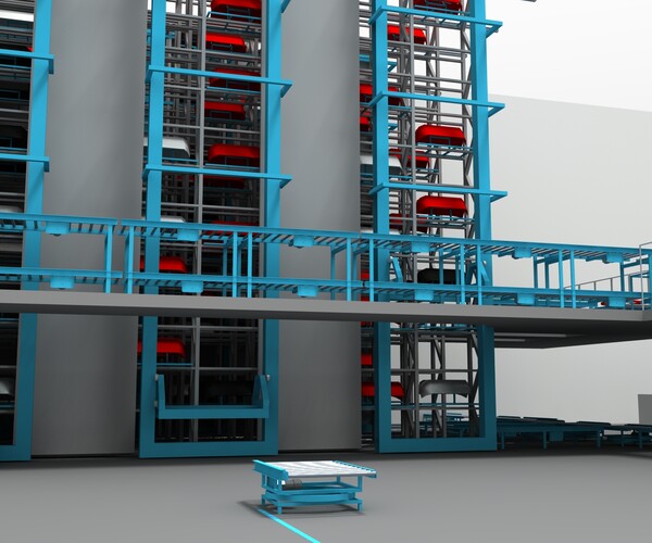 ArtStation - Warehouse storage 3D model | Game Assets