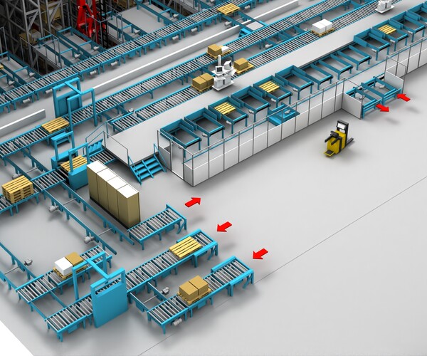 ArtStation - Warehouse storage 3D model | Game Assets