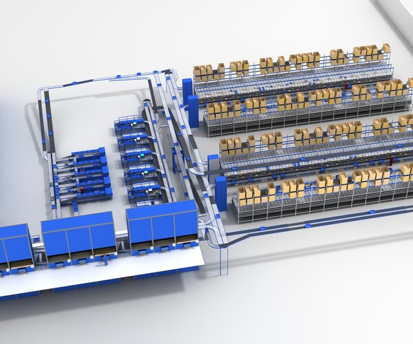 ArtStation - Sorting storage 3D model | Game Assets