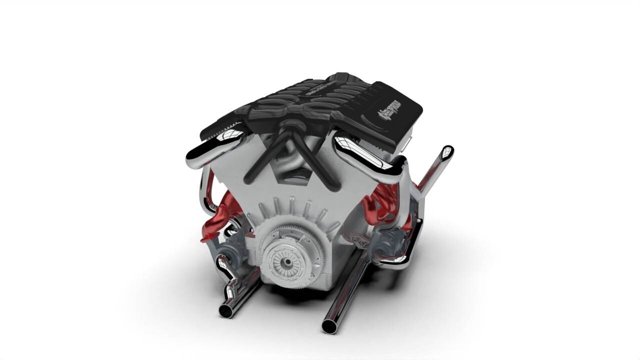 ArtStation - V12 Engine 3D model all parts | Resources