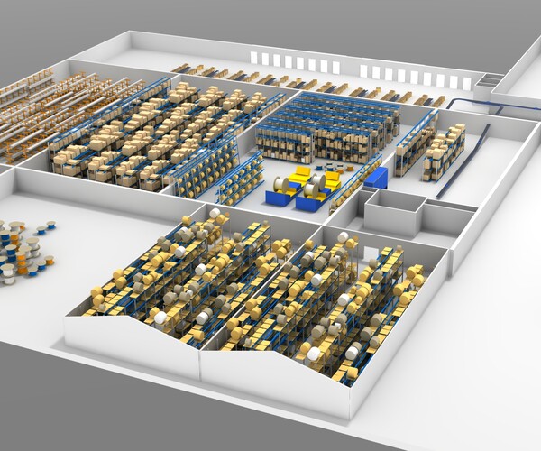 ArtStation - Sorting storage 3D model | Game Assets