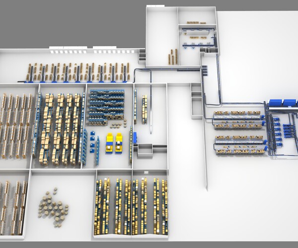 ArtStation - Sorting storage 3D model | Game Assets