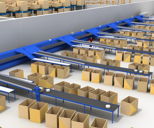 ArtStation - Sorting storage 3D model | Game Assets