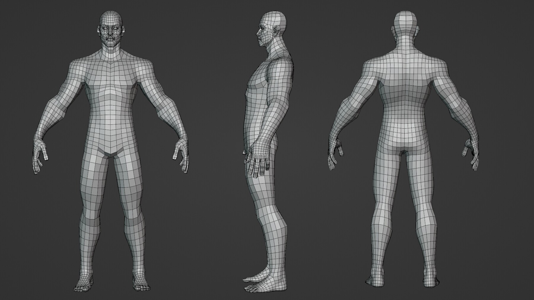 ArtStation - Stylized Lowpoly Basemesh | Resources