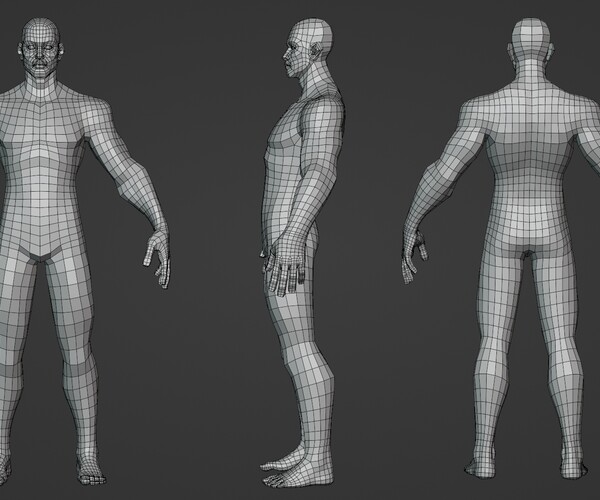 ArtStation - Stylized Lowpoly Basemesh | Resources