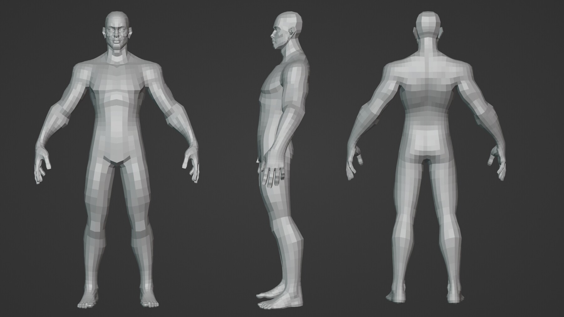 ArtStation - Stylized Lowpoly Basemesh | Resources