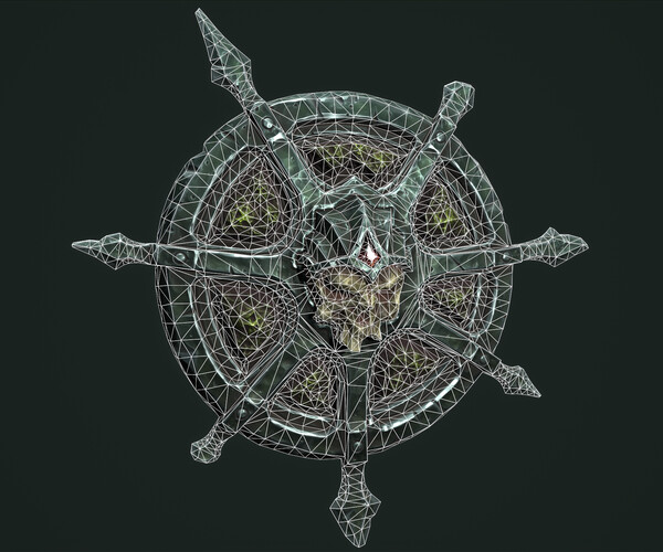 ArtStation - Undead shield | Game Assets