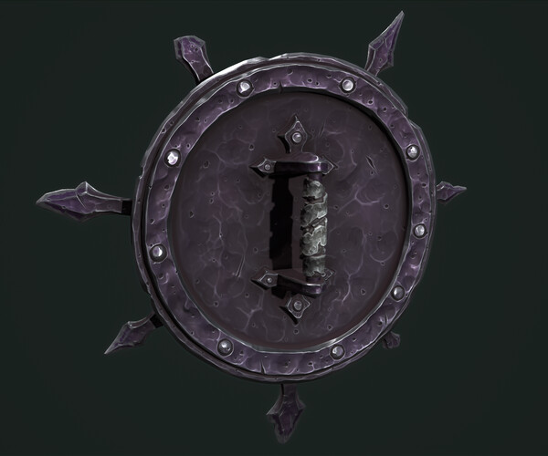ArtStation - Undead shield | Game Assets
