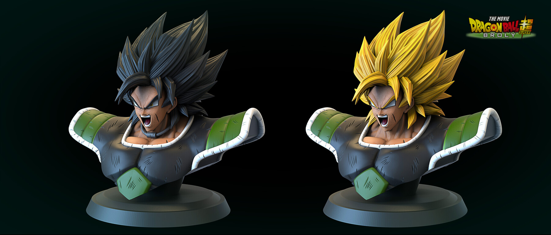 ArtStation - Broly Bust | Resources
