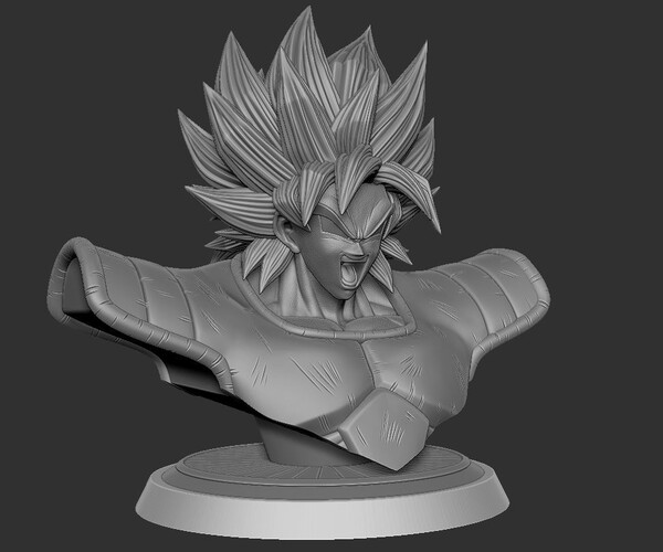 ArtStation - Broly Bust | Resources