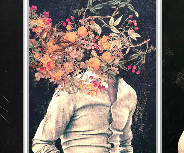 ArtStation - Art Frames 150- Flower Heads | Resources