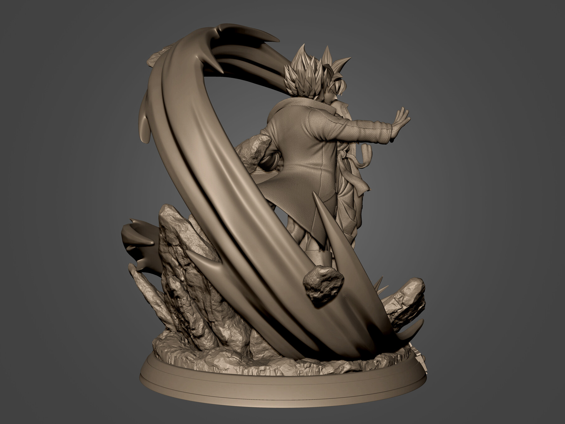 ArtStation - Son Goku and Vegeta (Bejita) Super Saiyan God | Resources