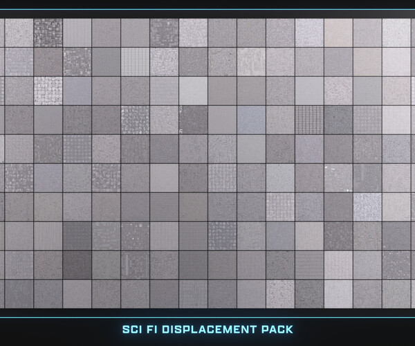 ArtStation - 200 Sci Fi Ai Displacement Map Pack | Resources