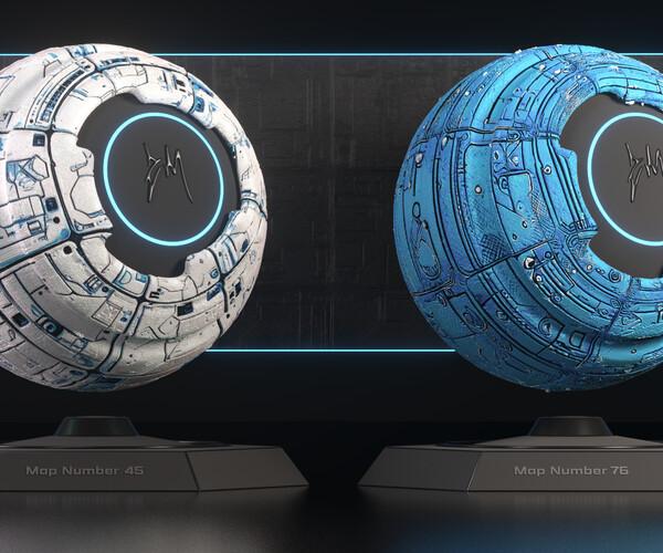 ArtStation - 200 Sci Fi Ai Displacement Map Pack | Resources